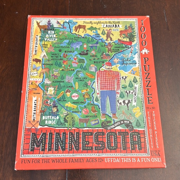 Games | Minnesota Puzzle 100 Pieces Complete | Poshmark